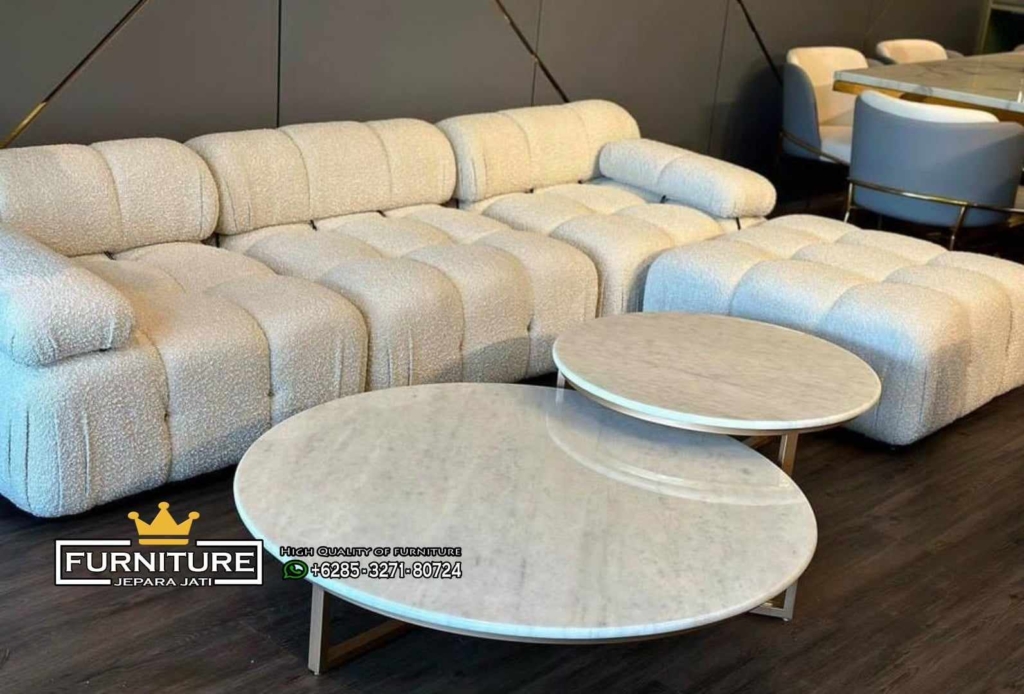Sofa Sudut Minimalis Modern Terbaru | Toko Mebel Jati